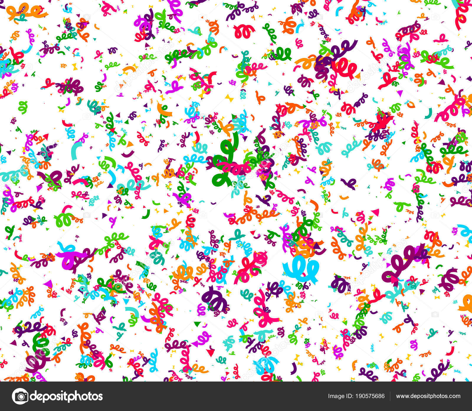 Carnaval Festival Confetti Colorful Confetti Pieces Celebration Party ...