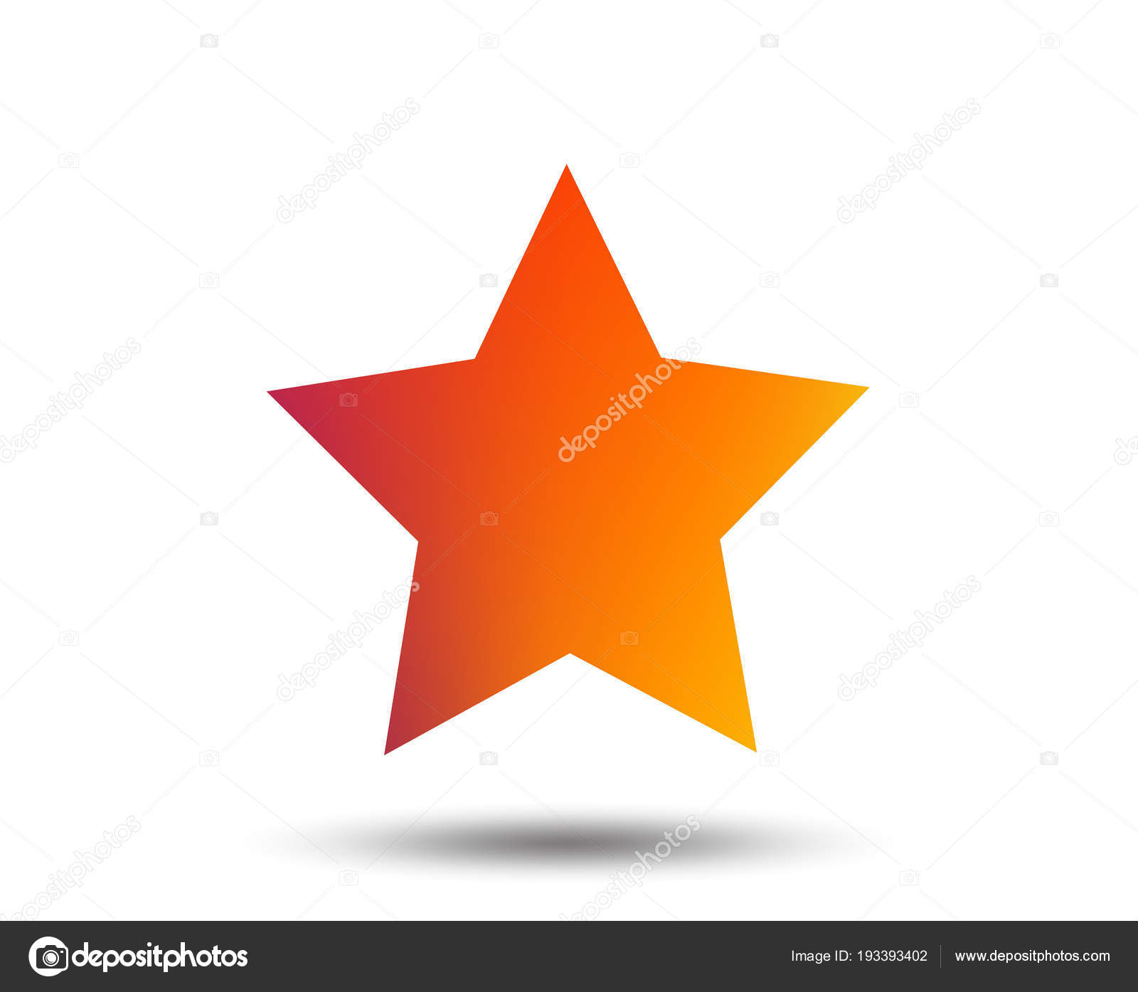 Star Sign Icon White Background Stock Vector Image by ©Blankstock ...
