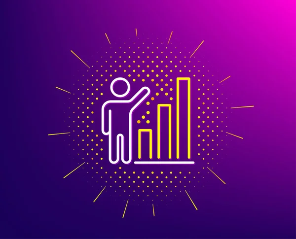 Decreasing graph line icon. Column chart sign. Vector Stock Vector by ©Blankstock 323579468