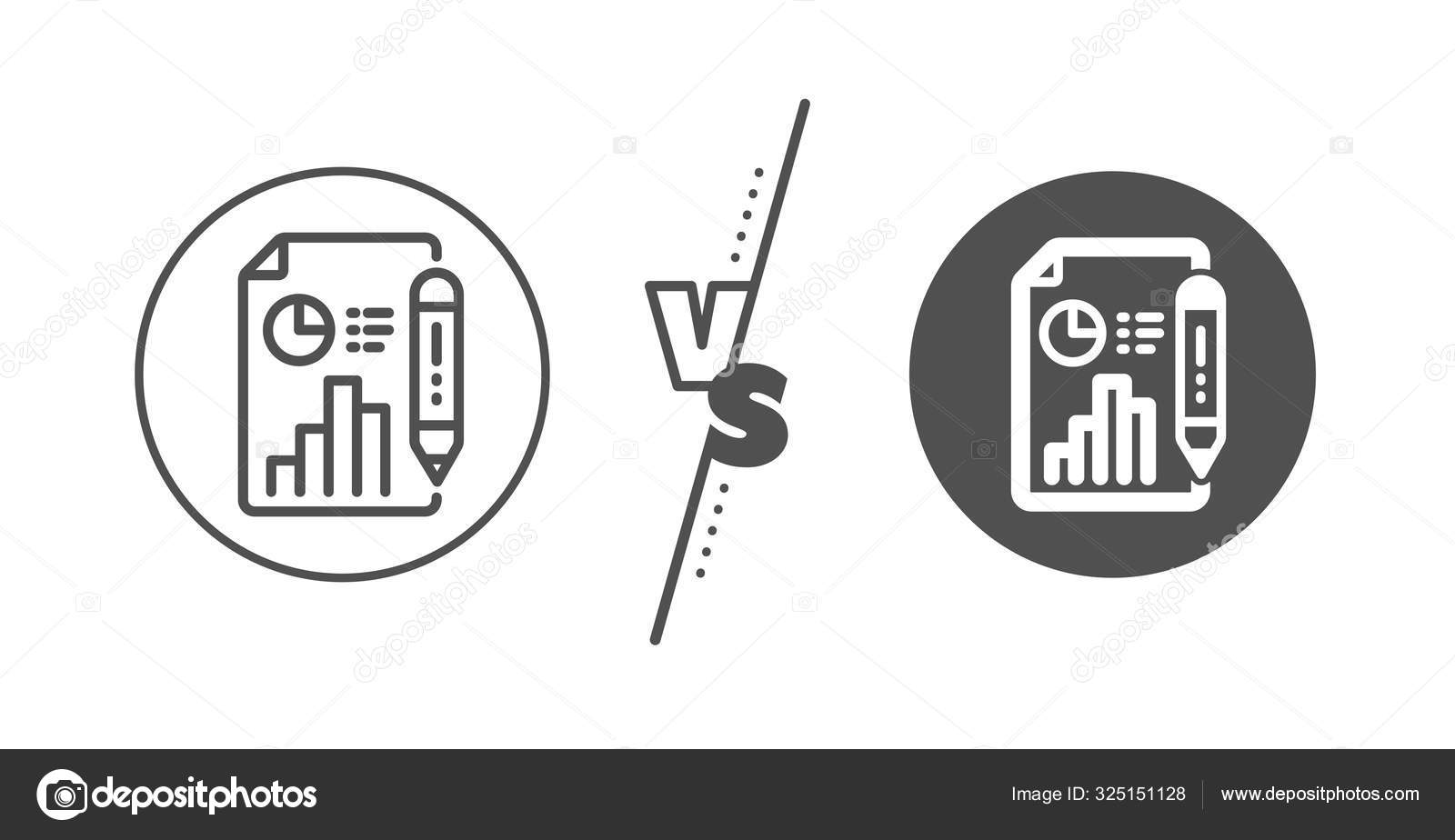 Signo Gráfico Columna Concepto Concepto Reportar Icono Línea Documento ...