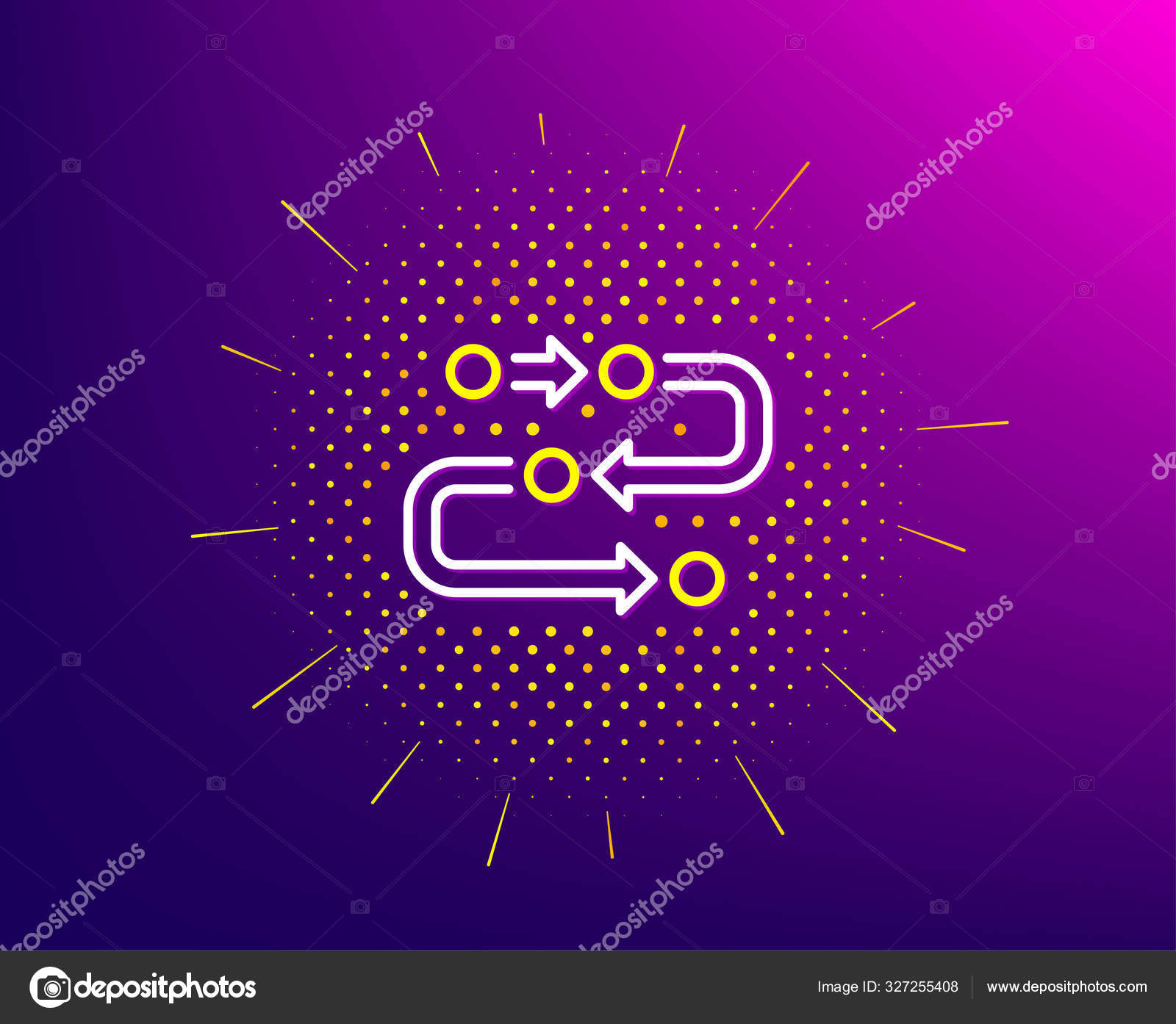Methodology line icon. Development process sign. Vector Stock Vector by ...
