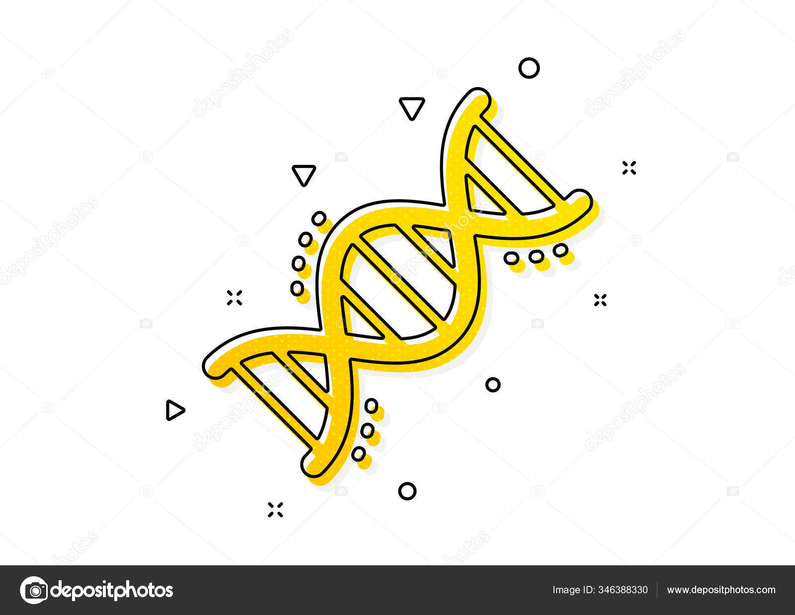Laboratory Analysis Sign Chemistry Dna Icon Chemical Formula Symbol ...