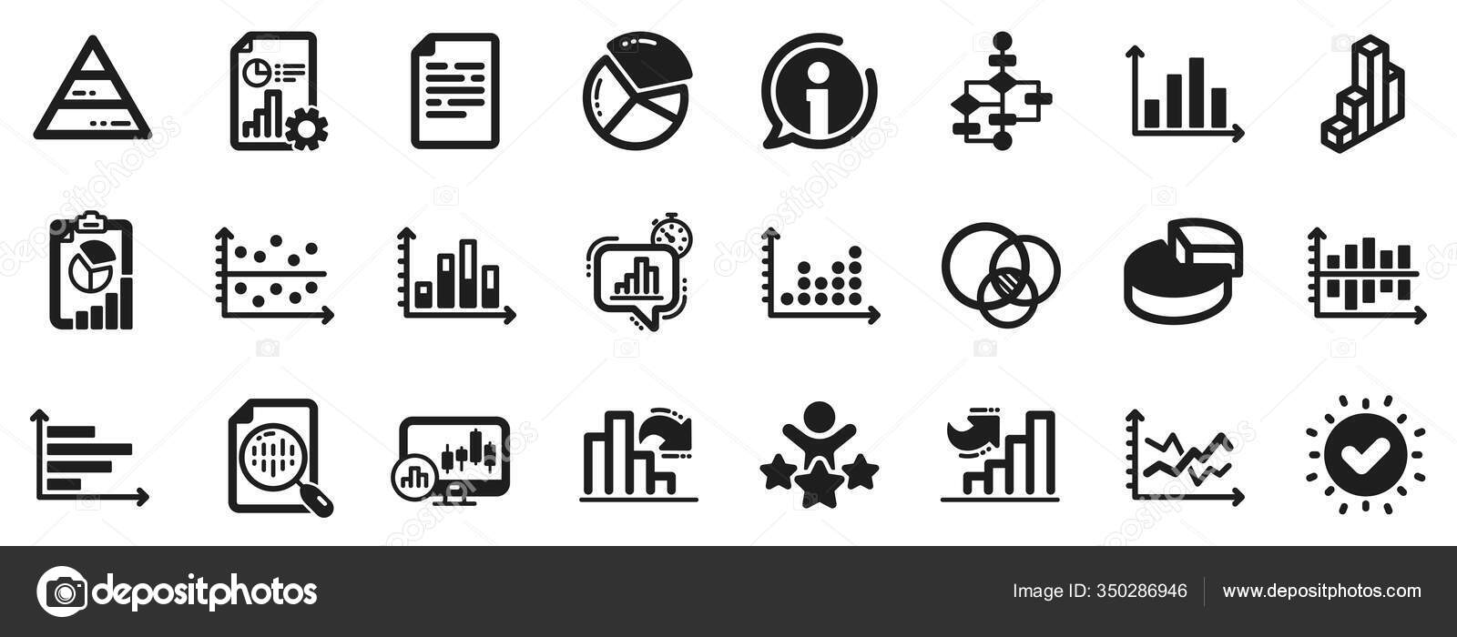 Report Chart Block Diagram Dot Plot Graph Icons Charts Diagrams Stock Vector by ©Blankstock ...