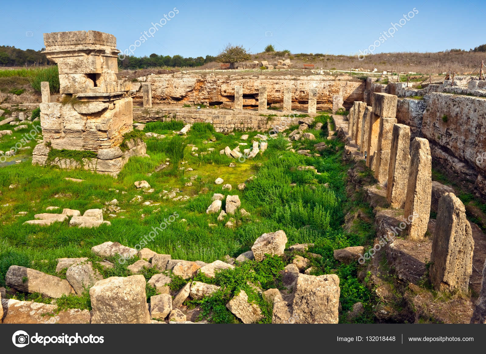 Amrit Melkart temple Syria Stock Photo by ©dbajurin 132018448