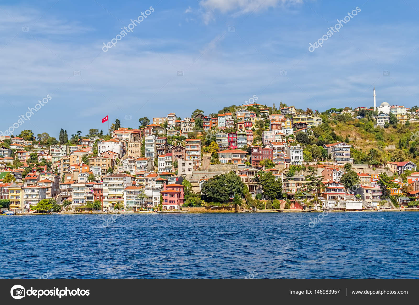 Istanbul coastal Sariyer Stock Photo by ©dbajurin 146983957