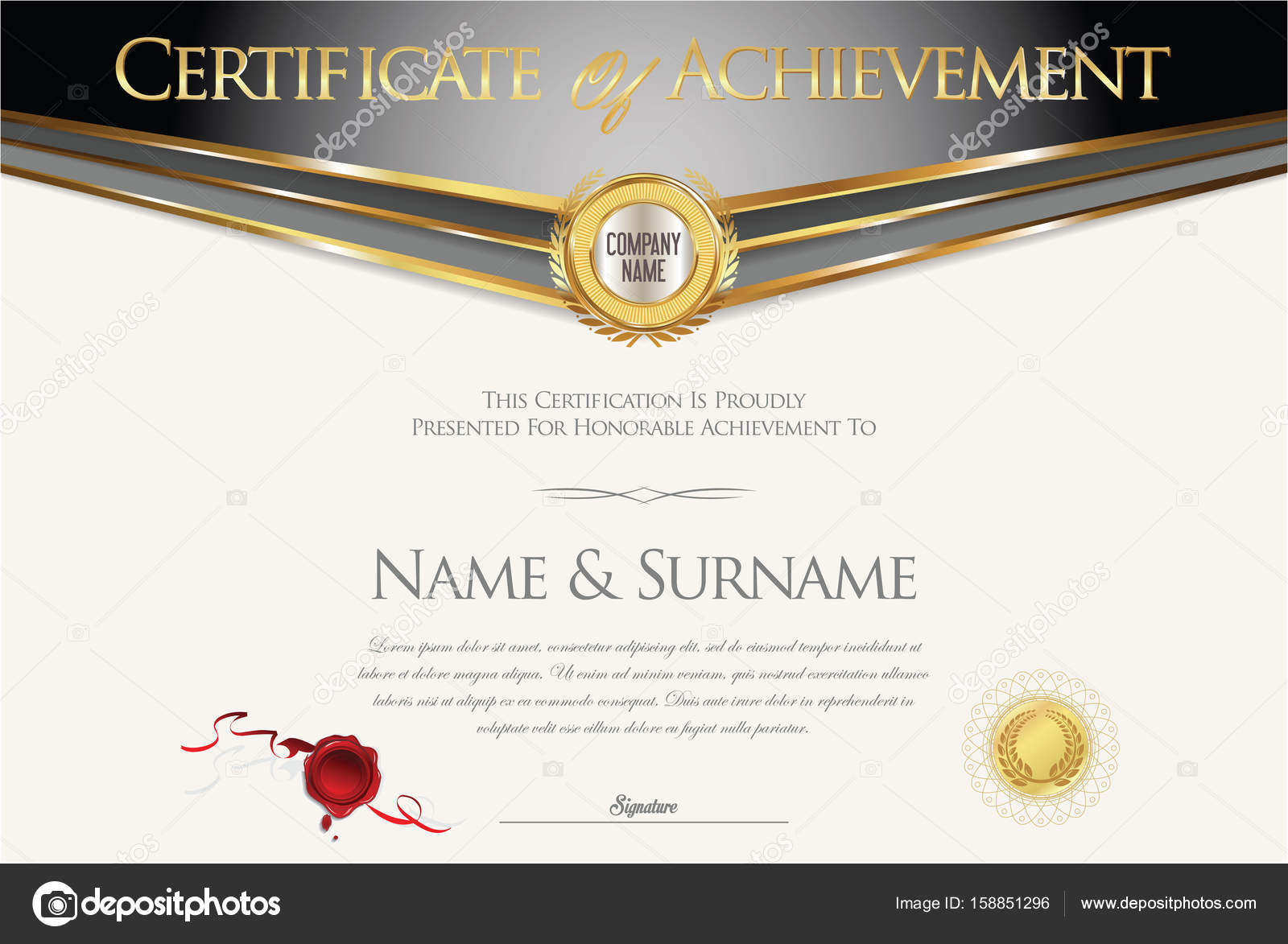 Certificate or diploma retro design Stock Vector by ©totallyout 158851296