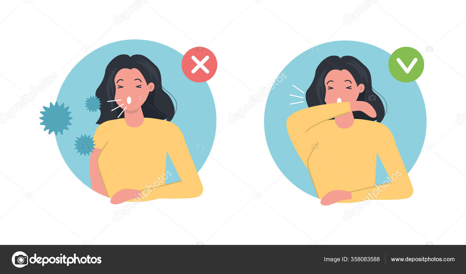 Sneeze Banner Simply Vector Illustration Stock Vector by ©idioma1 358083588
