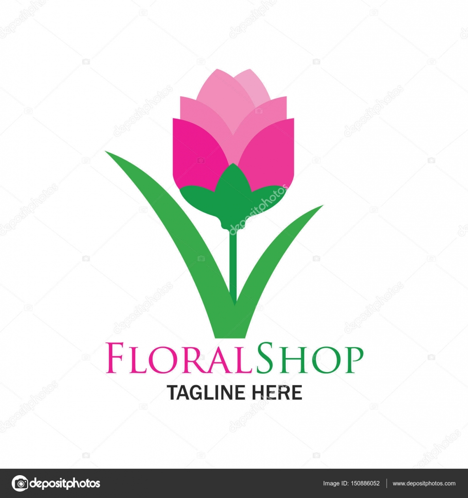 Florist logo with text space for your slogan / tagline, vector ...
