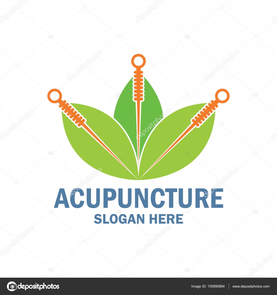 Acupuncture Therapy Logo With Text Space For Your Slogan Tagline