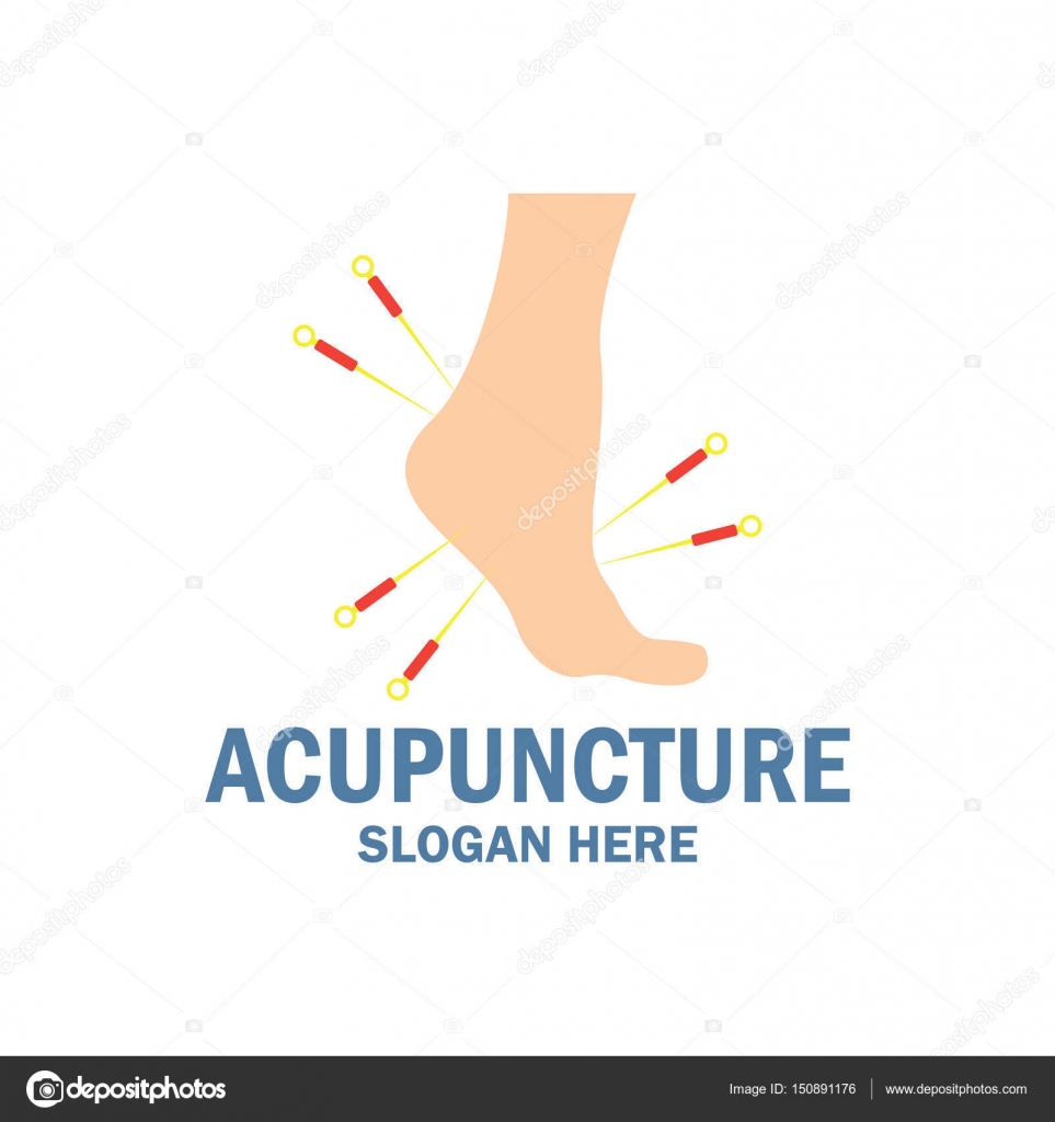 Acupuncture Therapy Logo With Text Space For Your Slogan Tagline