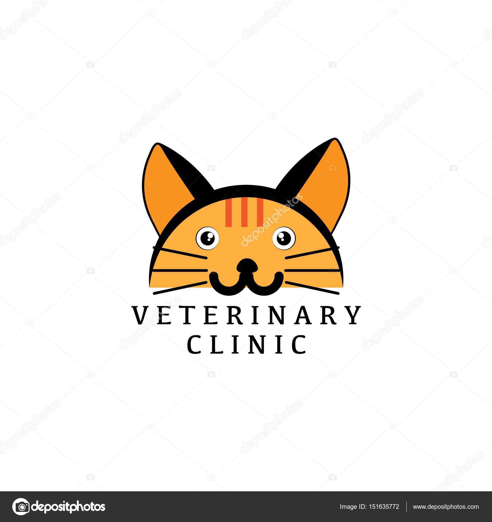 Veterinary logo with text space for your slogan / tagline, vector ...