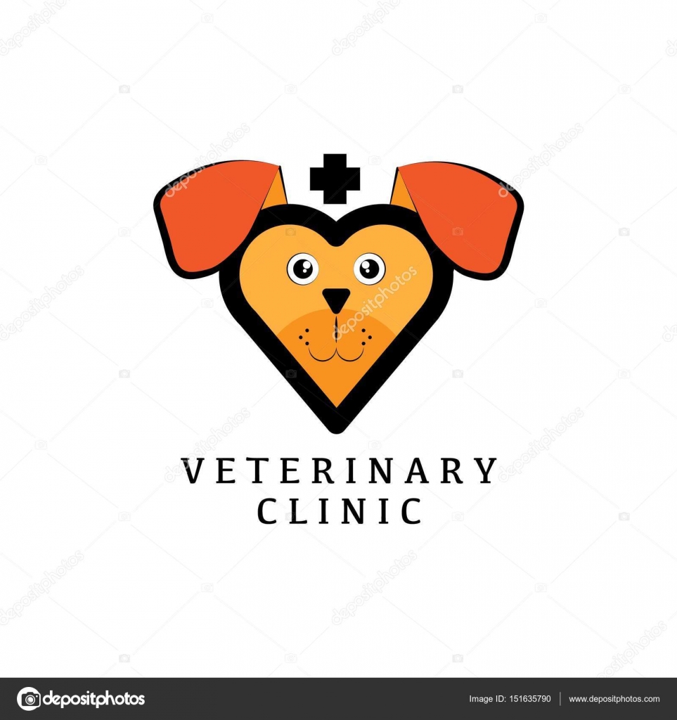 Veterinary logo with text space for your slogan / tagline, vector ...