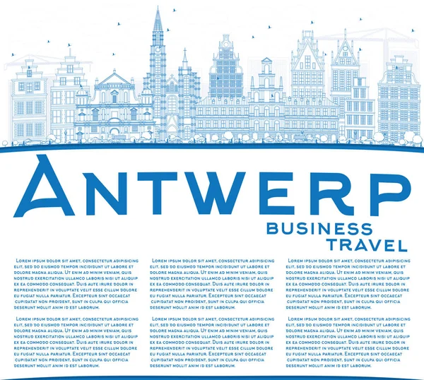 94 Antwerp skyline Vectors - Free & Royalty-free Antwerp skyline Vector ...