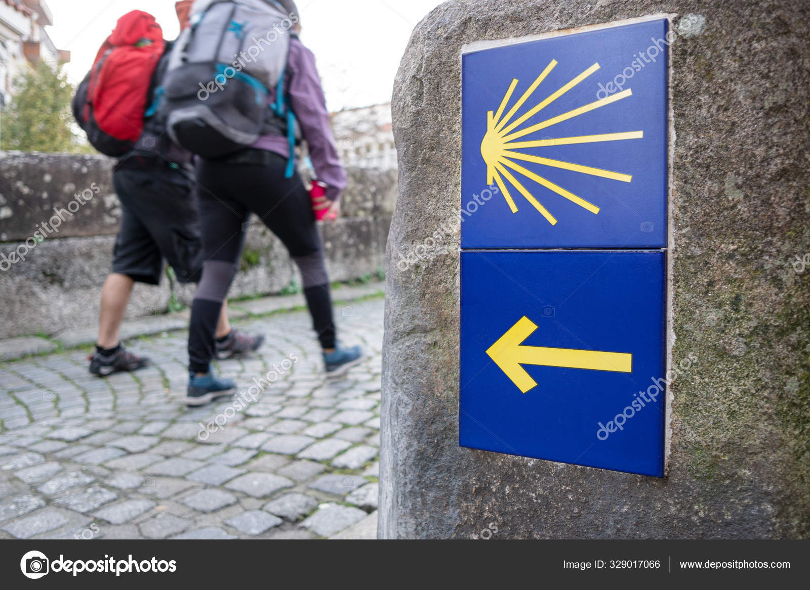Camino de Santiago sign Stock Photo by ©andresvic 329017066
