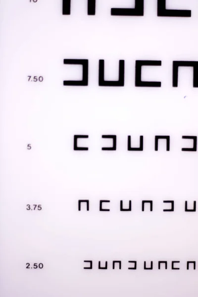 Optician eye test chart ⬇ Stock Photo, Image by © edwardolive #149019115