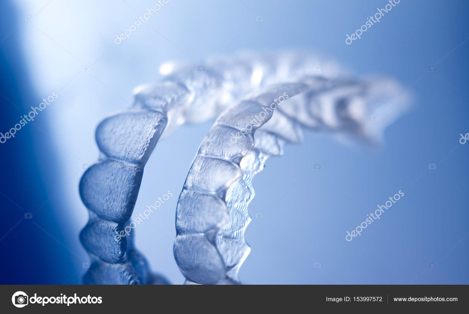 Invisible dental brackets — Stock Photo © edwardolive #153997572