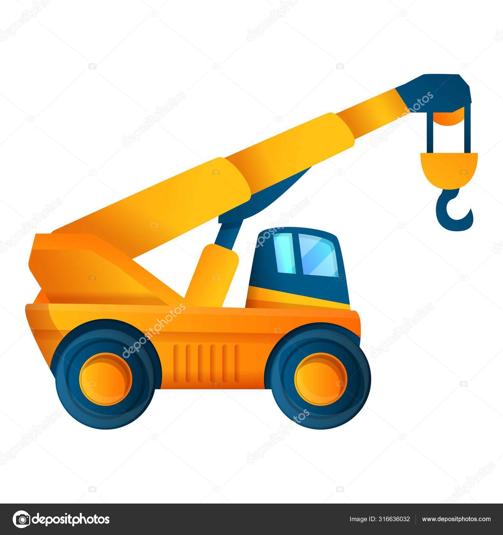 Vehicle crane icon, cartoon style Stock Vector Image by ©Nsit0108 ...
