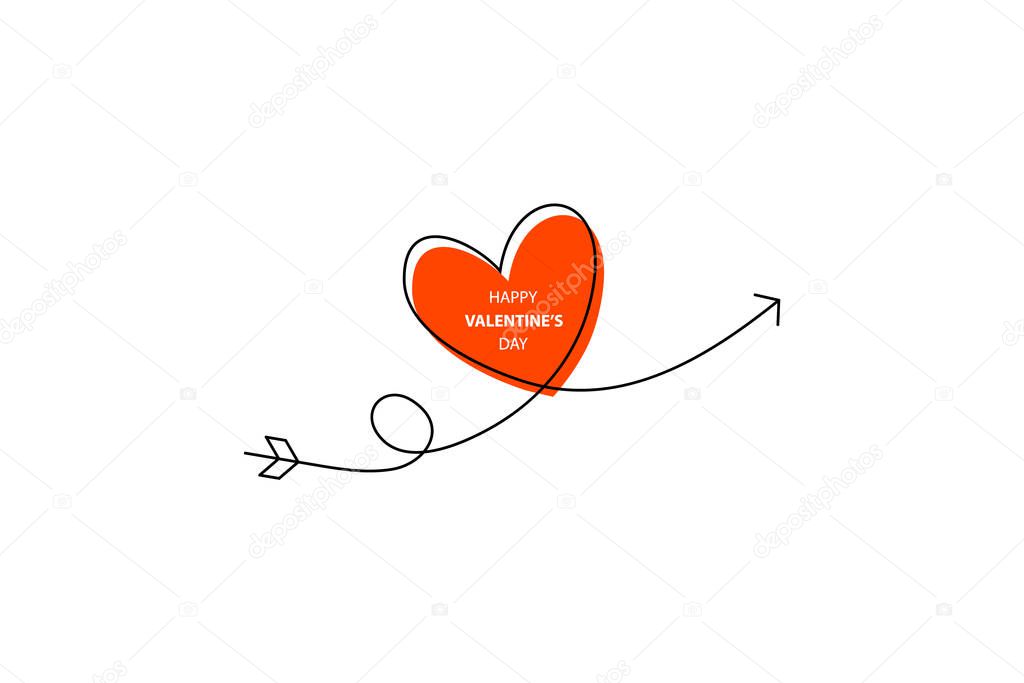 Feliz día de San Valentín. Amor. Sé mi Valentine. Ilustración vectorial ...