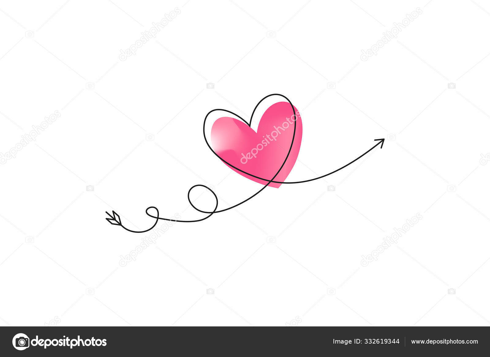Tegninger Av Hjerter Med Piler Bilde Hjerte Og Pil – Gratis Bilder