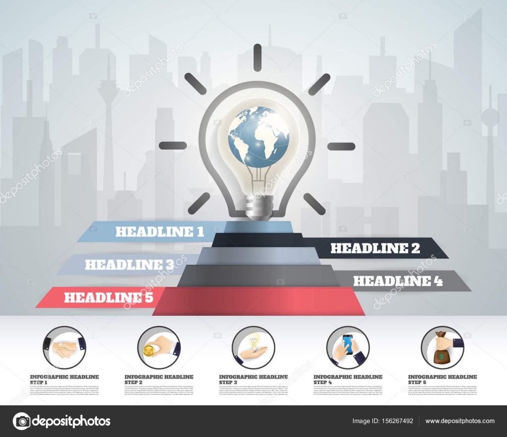3d Infographic Template. Data Visualization. Can be used for wor Stock ...