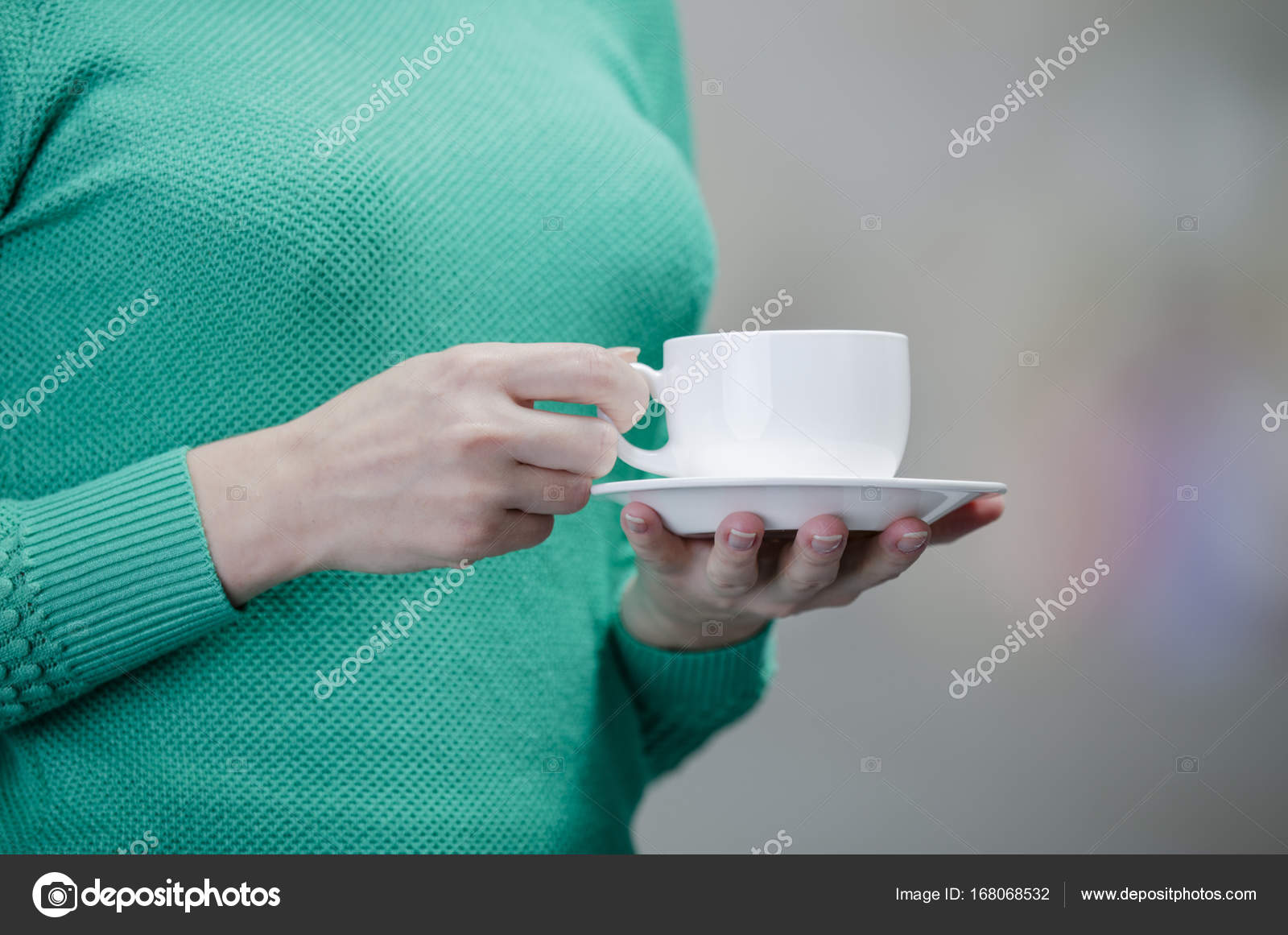 Young girl with a cup Stock Photo by ©nechipas 168068532