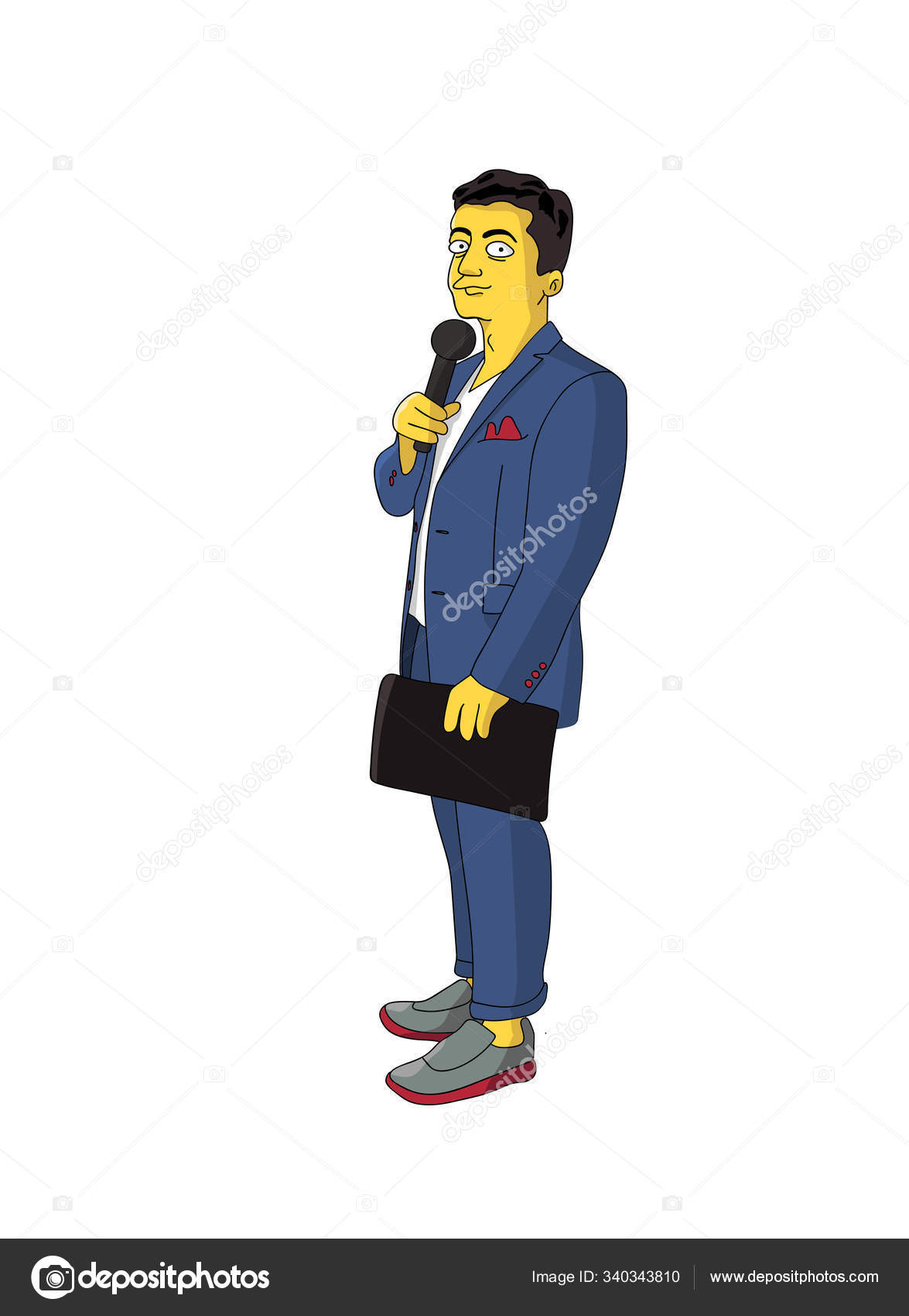 Famous Man Cartoon Style Stock Vector Image by ©DodPavlo #340343810 Famous Man Cartoon Style Stock Vector Image by ©DodPavlo #340343810