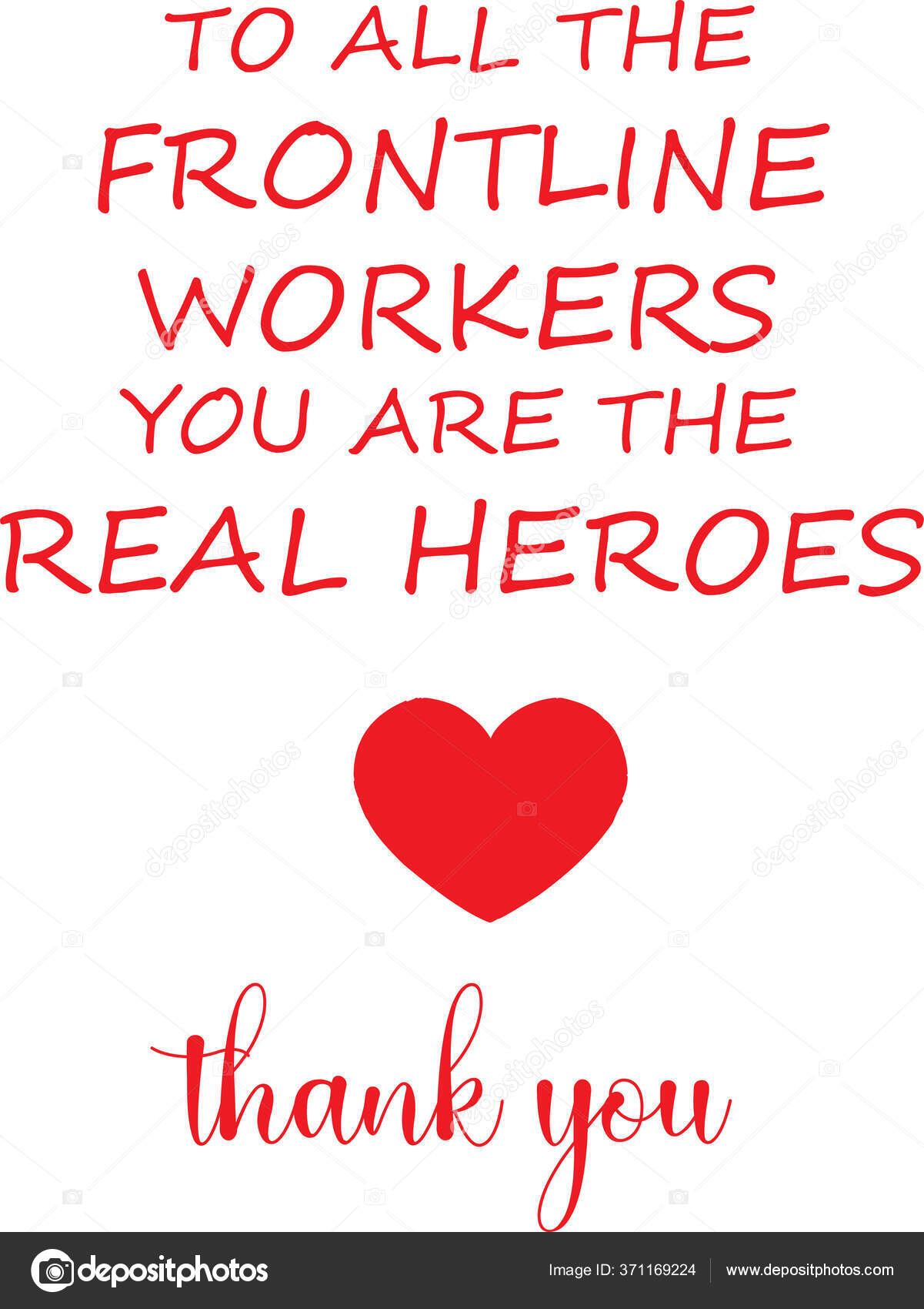 Appreciation Message Front Line Workers Coronavirus Covid Pandemic ...