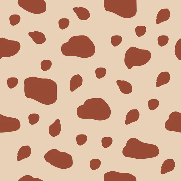 Cow Skin Texture Spot Repeated Seamless Pattern Vector Animal Print ⬇ ...