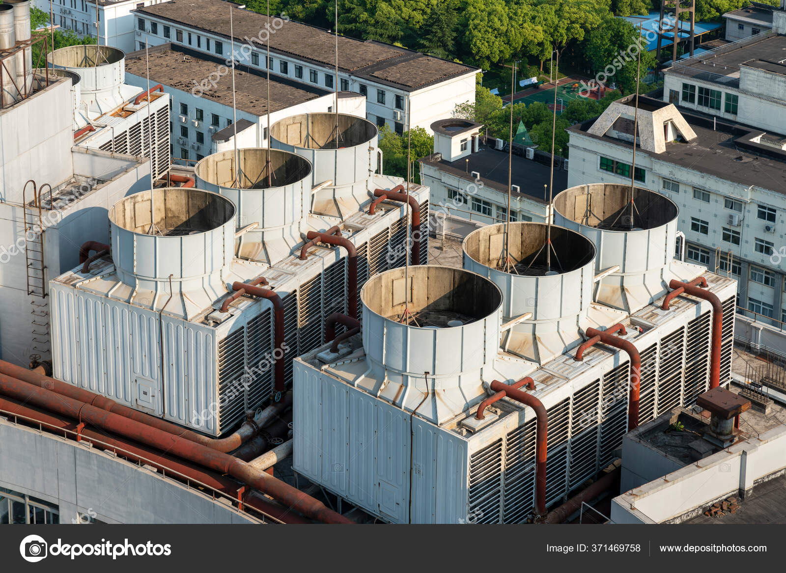 Exhaust Systems Installed Roof Plant – Stock Editorial Photo © gjp1991 ...
