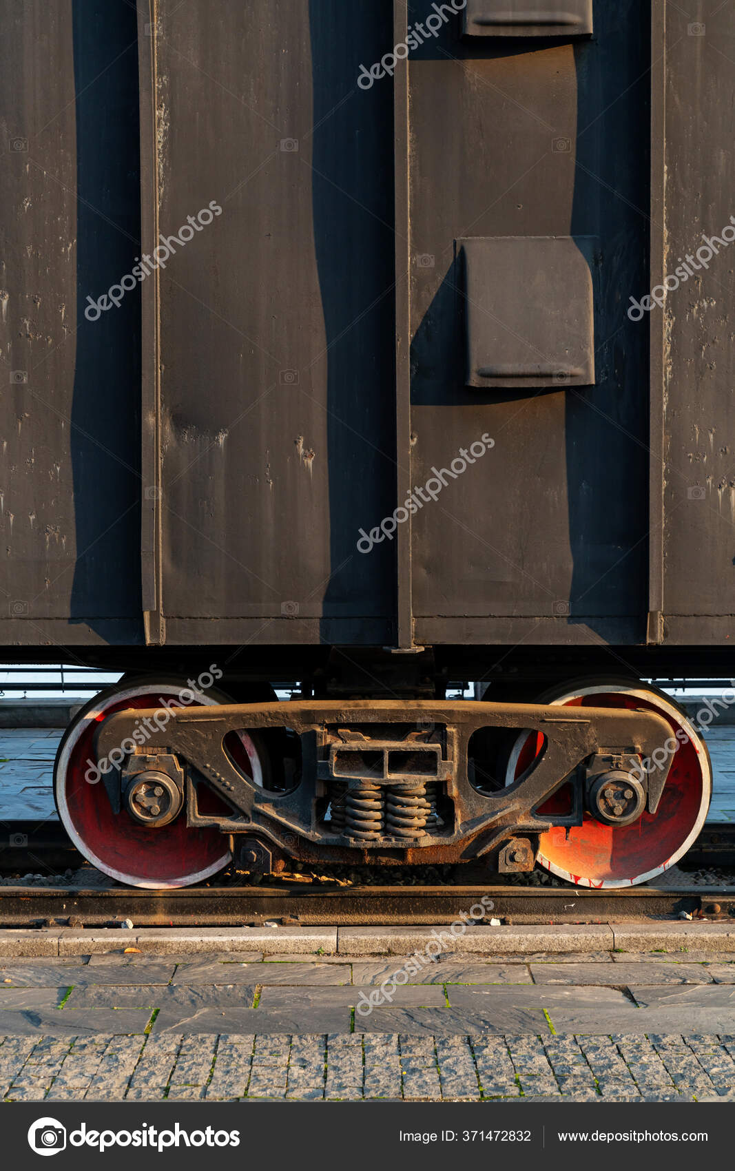 Train Car Undercarriage Passenger Train Freight Train Stock Photo by ...