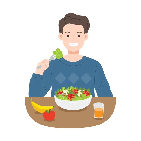 Men eating Vector Art Stock Images | Depositphotos