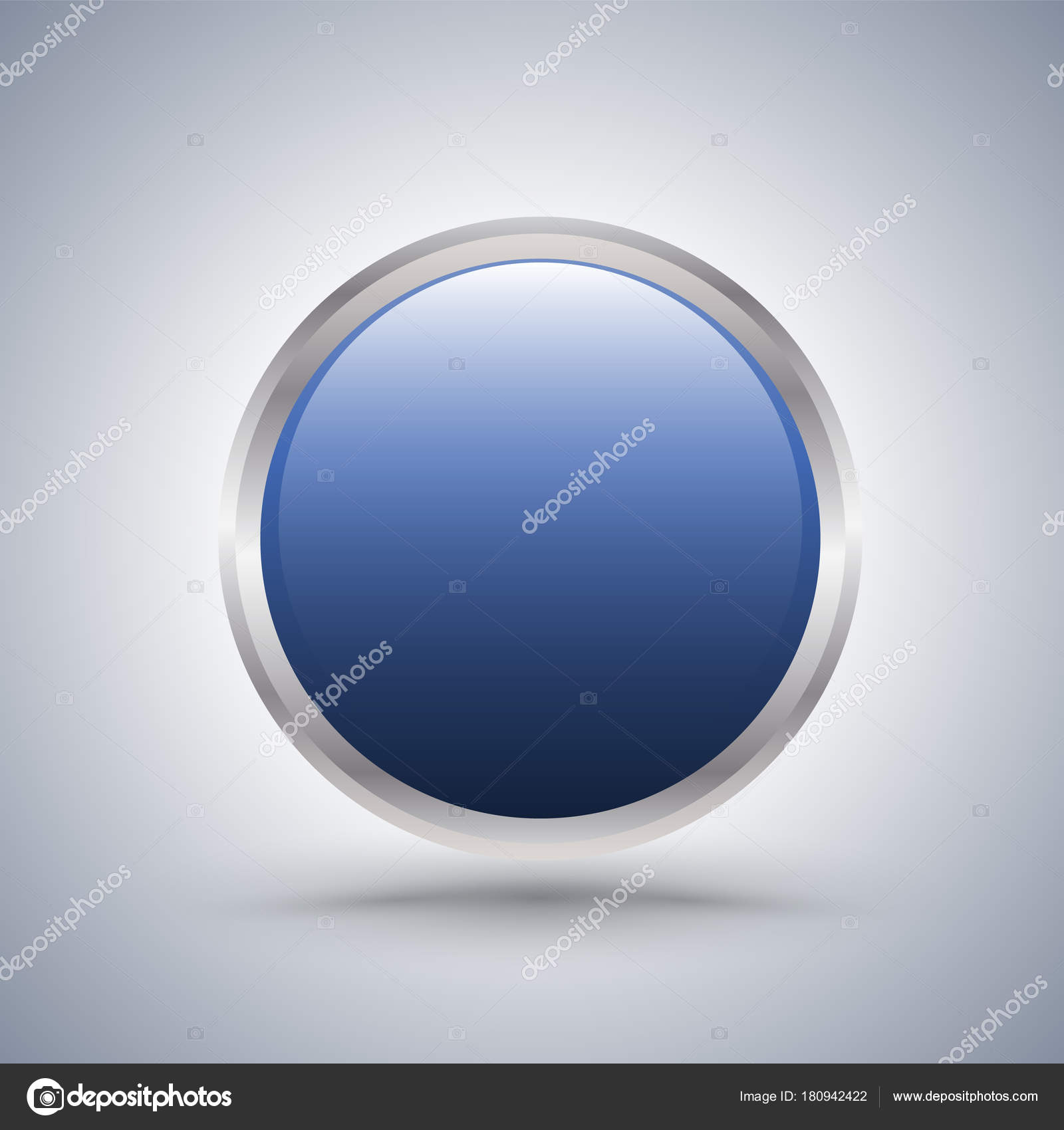 Blue circle frame with white copyspace Stock Vector by ©kapan_s 180942422