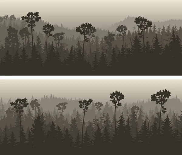 100,000 Treeline silhouette Vector Images | Depositphotos