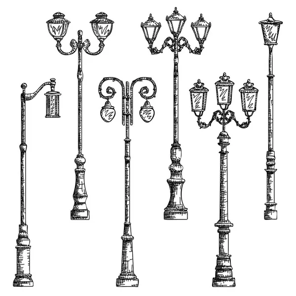 Street Lamp Post Drawing