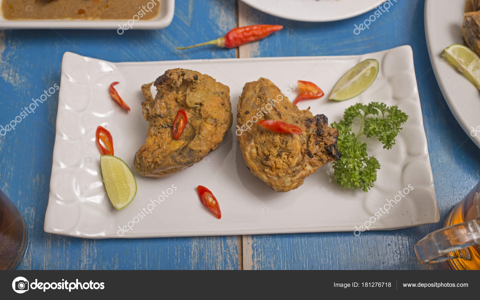 Lunch Menu Indonesian Culinary Stock Photo by ©ismedhasibuan 181276718