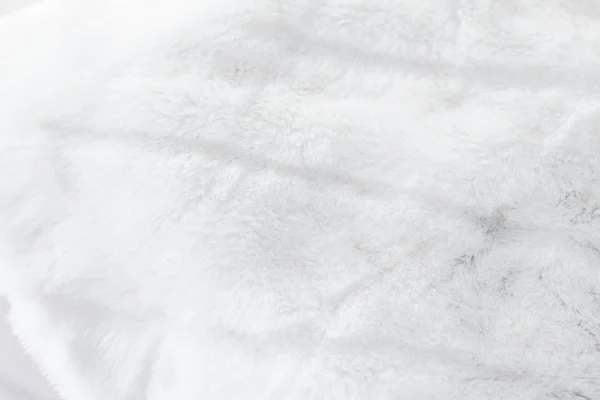 Luxury white fur coat texture background, artificial fabric deta ...