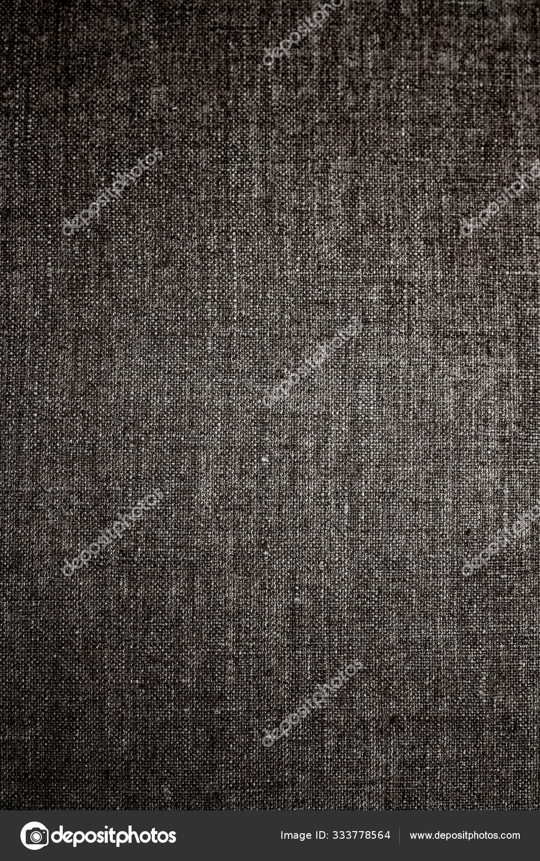 Decorative dark linen fabric textured background for interior, f ...