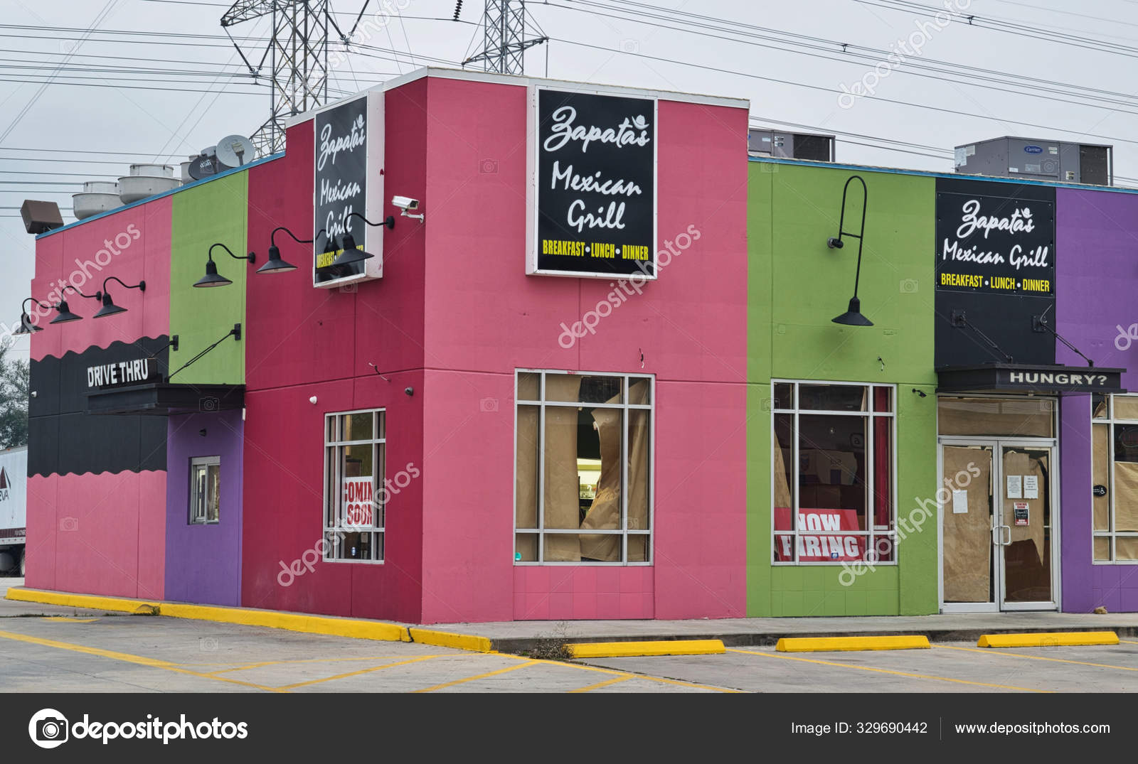 Houston Texas Usa 2020 Zapatas Mexican Grill Storefront Houston New — Stock Editorial Photo