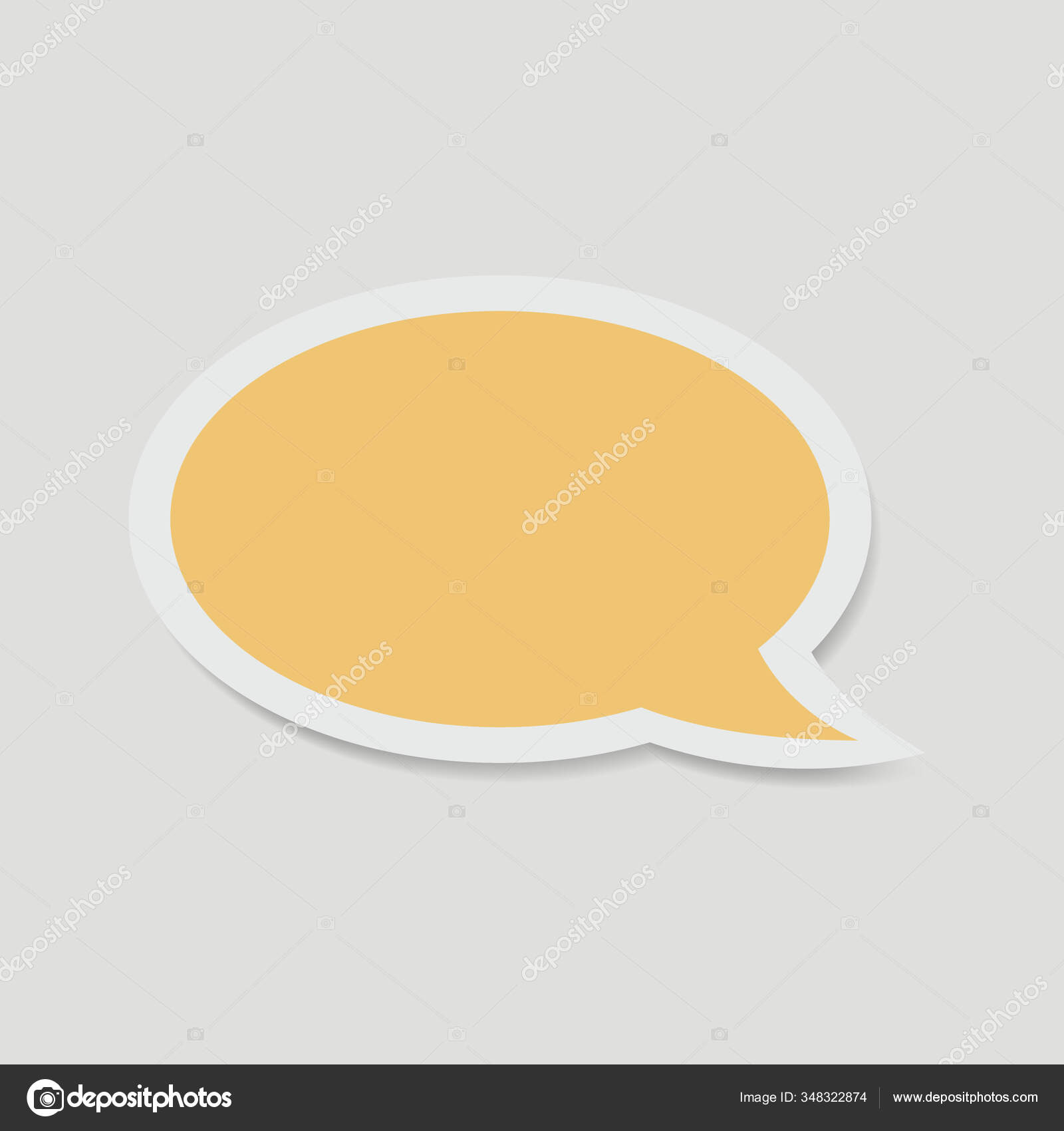 Bubble Chat Vector Paper Art Illustration Stock Vector Image by ©moh ...