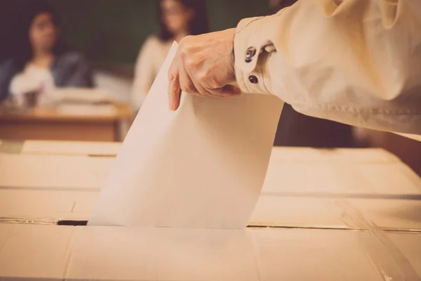Voting hand — Stock Photo © bizoon #58714473