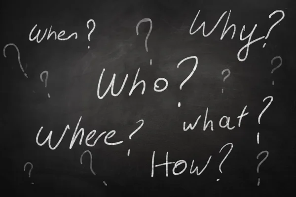 analyzing problem and find solution by writing question what, where ...