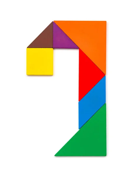 Tangram Shaped Letter White Background Stock Photo by ©FreerLaw 199036494