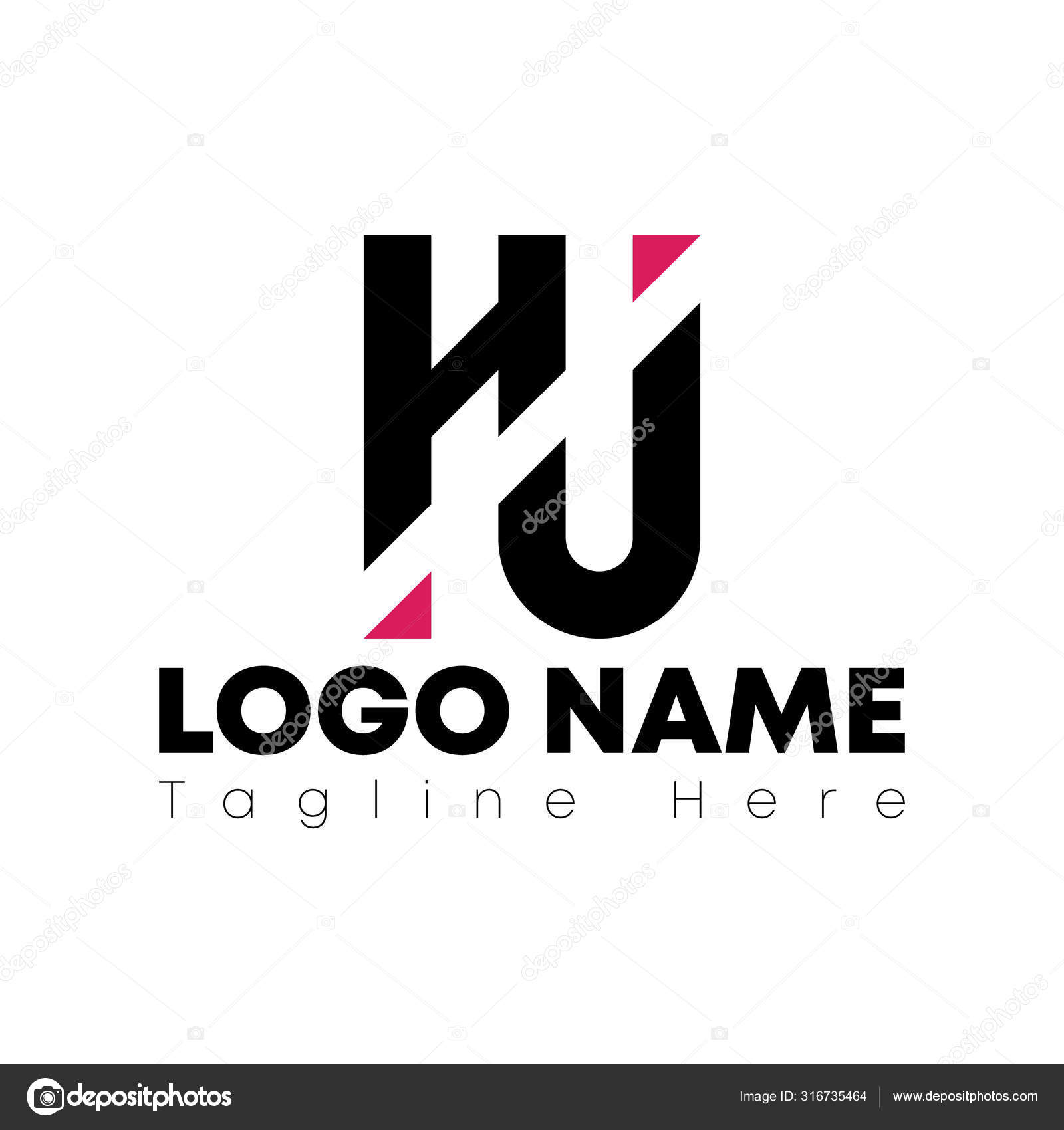 Letter Log Design Template Golden Color Stock Vector Image by ©f4him.s ...