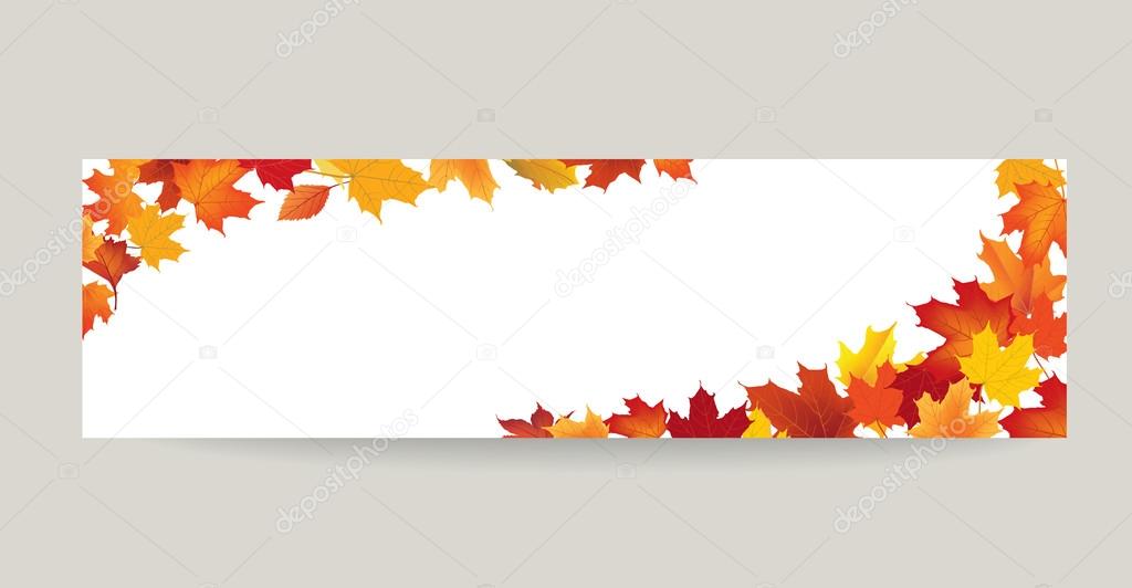 Autumn Leaves Banner