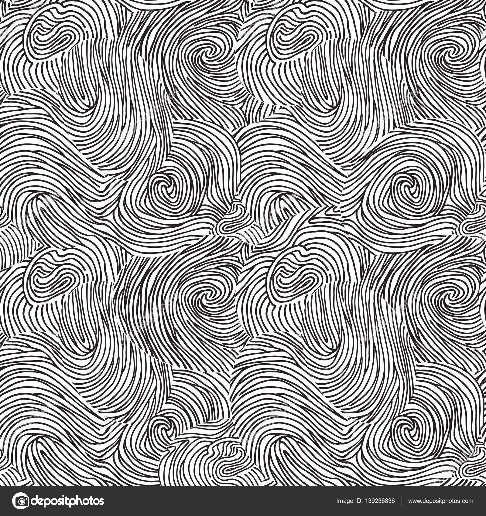 Swirl line doodle pattern. — Stock Photo © YokoDesign #139236836