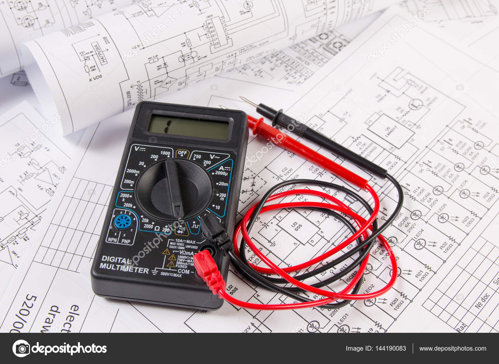 Digital Multimeter Drawing