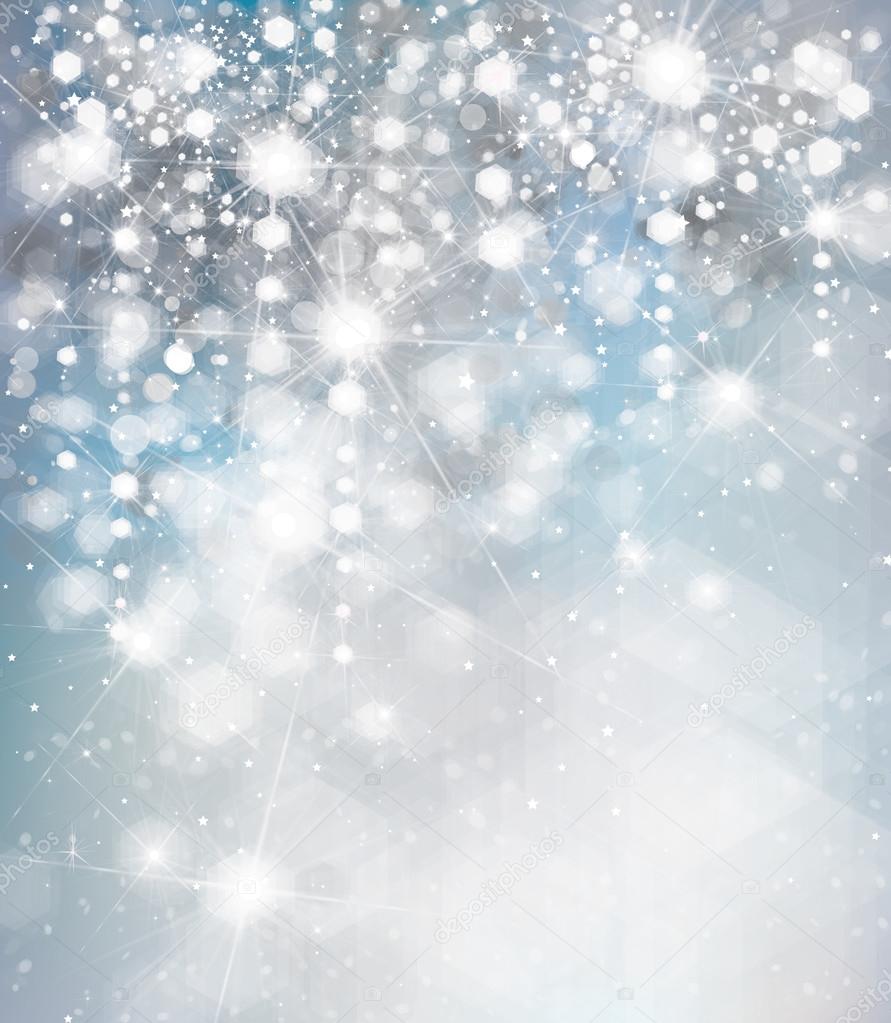 Gray background with lights and stars. — Stock Vector © rvika #127690444