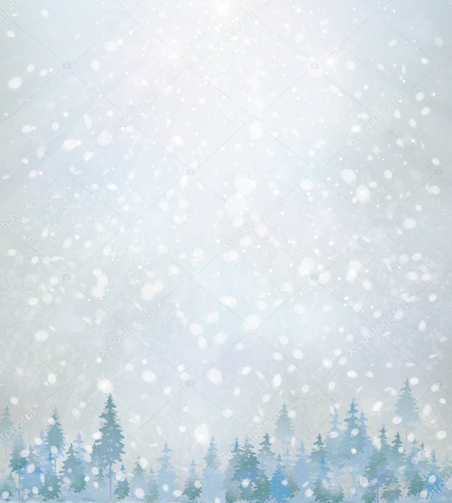 Winter snow background Stock Vector Image by ©rvika #129072678