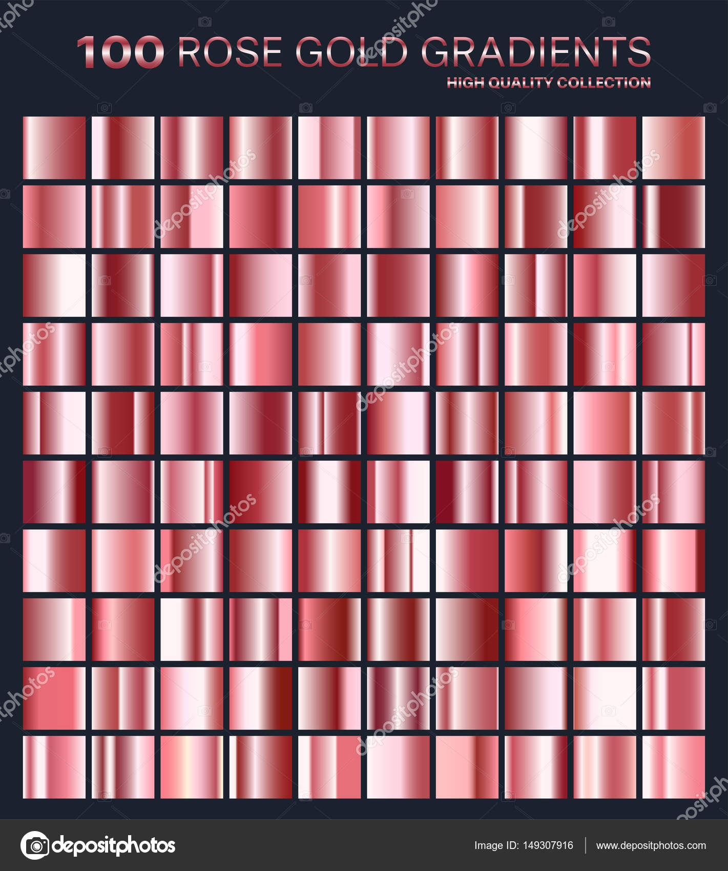 Gold,golden gradient,pattern,template.Set of colors for design ...
