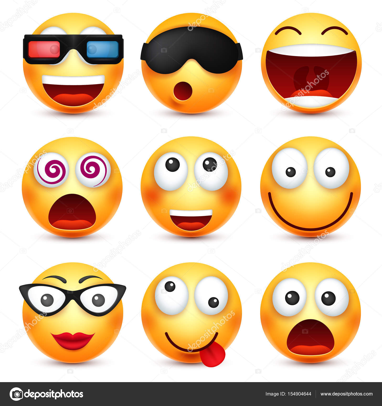 Glade Skrikende Smilefjes